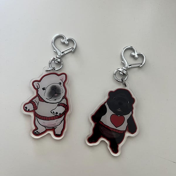 Pibble Lovers Keychains - Etsy