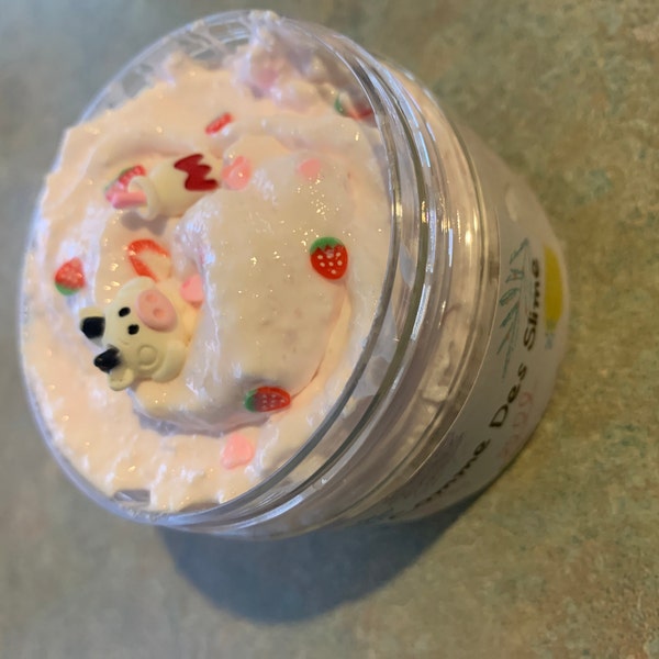 Snow Fizz Slime,strawberry Milkshake Slime,choose Your Own Scent ...