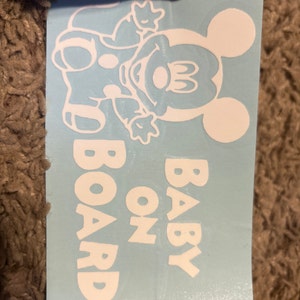 Disney Vinyl Decal - Etsy