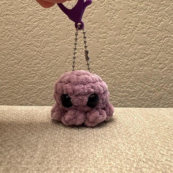 Mini Crochet Octopus Plushies and Keychains - Etsy