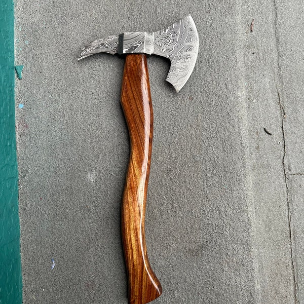 Custom Hand Forged Lion Axe, Viking Handmade Axes, Throwing Axes, D2 ...