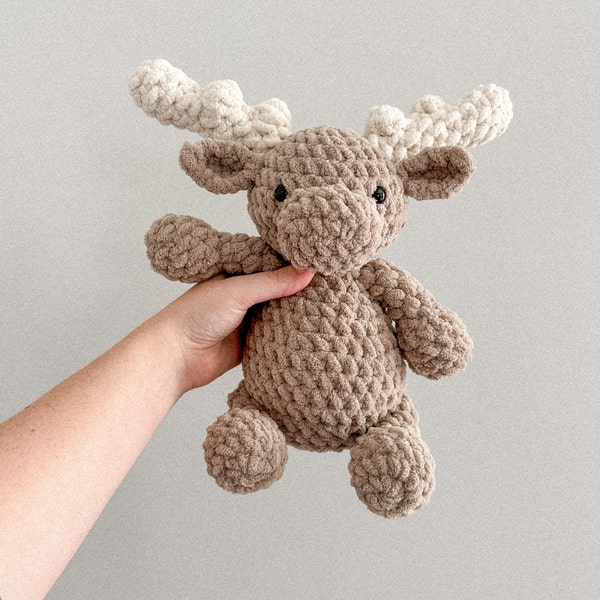 Pattern: Monty the Moose Crochet Stuffie (PDF Pattern) - Etsy