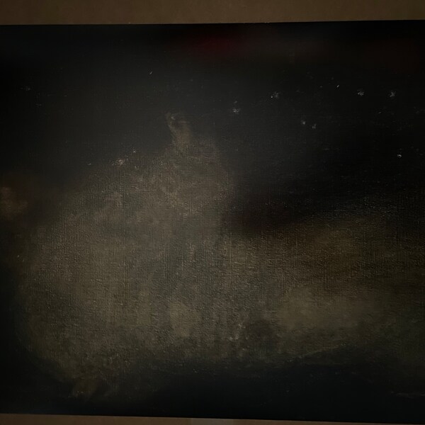 Dark Forest Rabbit Print Vintage Moody Cottagecore Botanical Wildlife ...