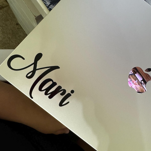 Laptop Stickers | Laptop Decal | Computer Decal | Name Laptop Decal ...