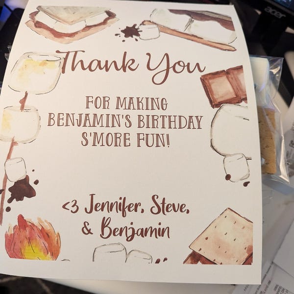 Editable Custom Smores Sign Template Printable Smores Party Food Sign ...