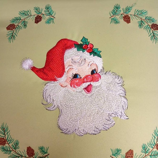 Christmas Santa Claus Embroidery Design, 3 Sizes, Instant Download - Etsy