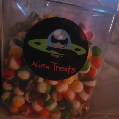 Freeze Dried Candy L Tub L Bulk L Rainbow Crunchy Alien Balls L Space ...