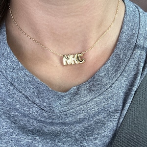 Personalized Pearl Name Necklace, Gothic Name Pearl Necklace, Custom ...