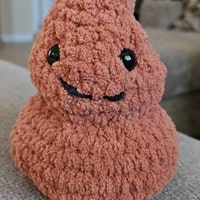 Positive Poo Crochet Pattern, Poop Toilet Theme Crochet, Funny ...