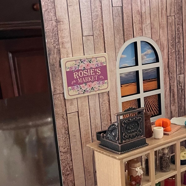 Dollhouse Miniature Open & Closed Shop Signs Shop Signs Handmade ...