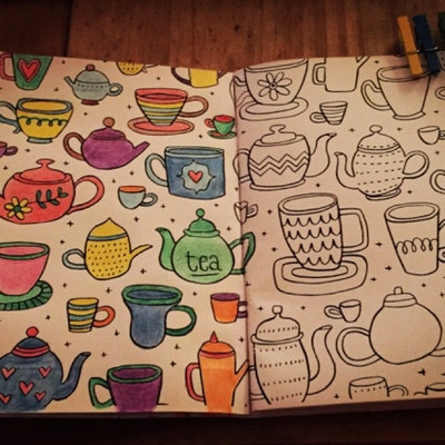 COLORING BOOK Volume 1 Traveler's Notebook Insert - Etsy