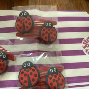 Apple Snap Hair Clips Pack of 2 Red - Etsy