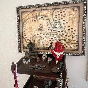 Shipwreck Map of the Gulf of Mexico Artwork 15 X 19, Shipwrecks ...