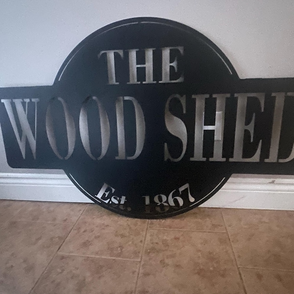 Custom Metal Barn Sign: Personalized Farmhouse Style, Aluminum - Etsy