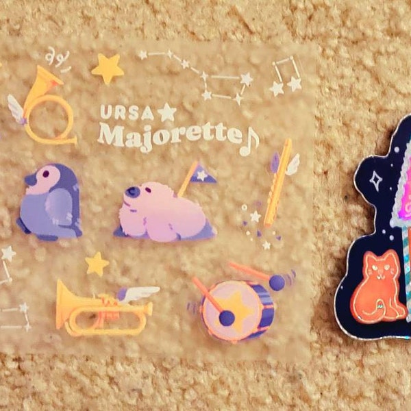 Confused Blob Fish in a Bottle - Clear Acrylic Waterproof Sticker - Etsy