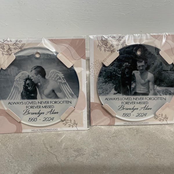 In Loving Memory Of, Acrylic Magnet, Loss Father, Memorial Fridge ...