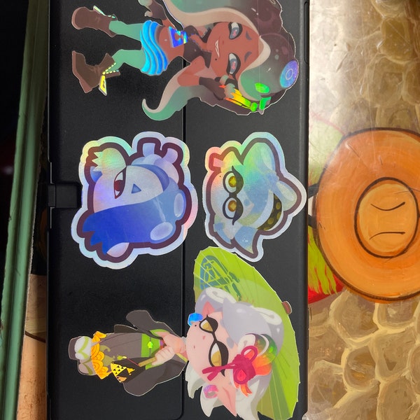 Splatoon Idols Holographic Vinyl Sticker - Etsy
