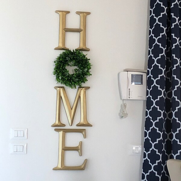 Large Letter/ Wall Decor/ Wedding Decor/ Wedding Prop/ Shabby Chic Wall ...
