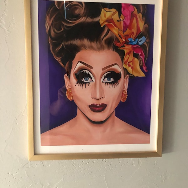 Jimbo Drag Queen Clown Art Print - Rupaul's Drag Race - Etsy UK