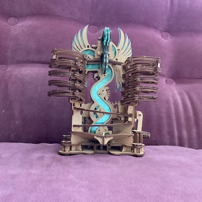 Kryptos Cryptex Wooden Kit. Portable Puzzle Vault for Secret Messages ...