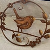 Wren Garden Decor / Rusty Bird Garden Gift / Wren Bird Lover Gift ...