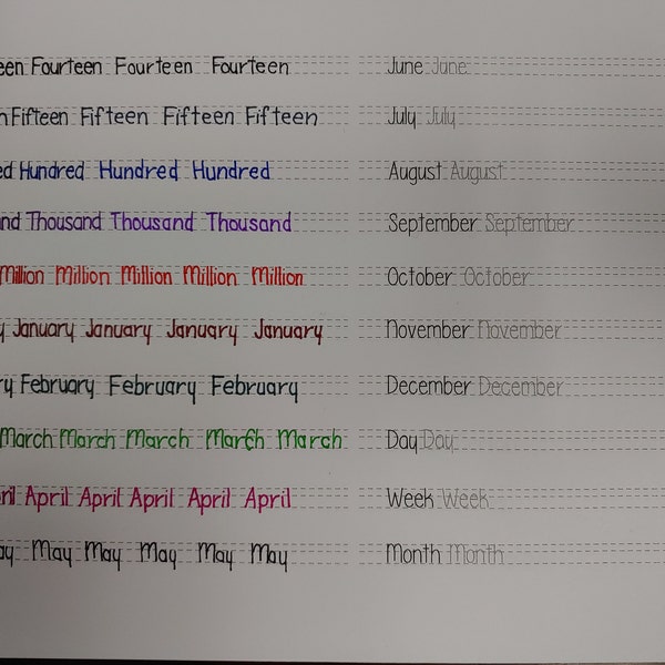 Cursive Upright Adult Working Handwriting Style - Cursive Writing ...