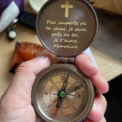 Engraved Compass, Father's Day Gift, Gift for Dad, Anniversary Gift ...