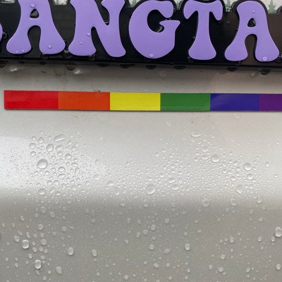 LGBT Gay Pride Rainbow Flag Car Vinyl Decal or Magnet Outdoor Window ...