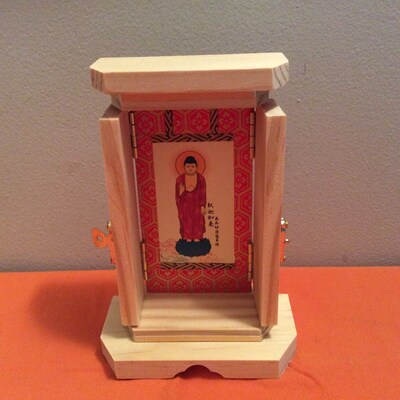 Mini Eternal Shakyamuni Buddha Butsudan, Tendai, Nichiren, Lotus Sutra ...