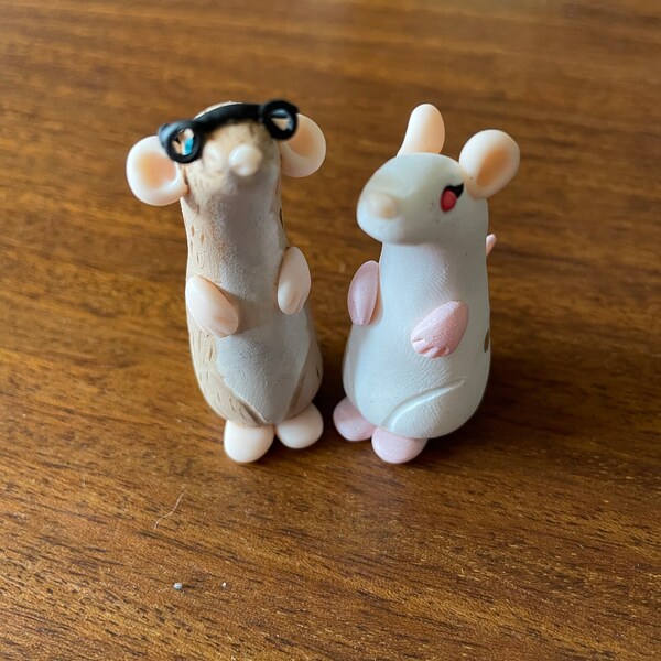 Custom Ferret / Polecat Polymer Clay Model - Etsy