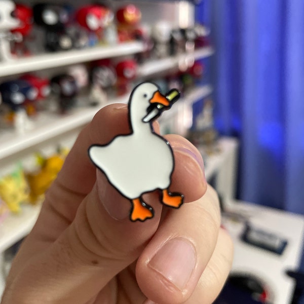Untitled Goose Funny Enamel Pin - Etsy