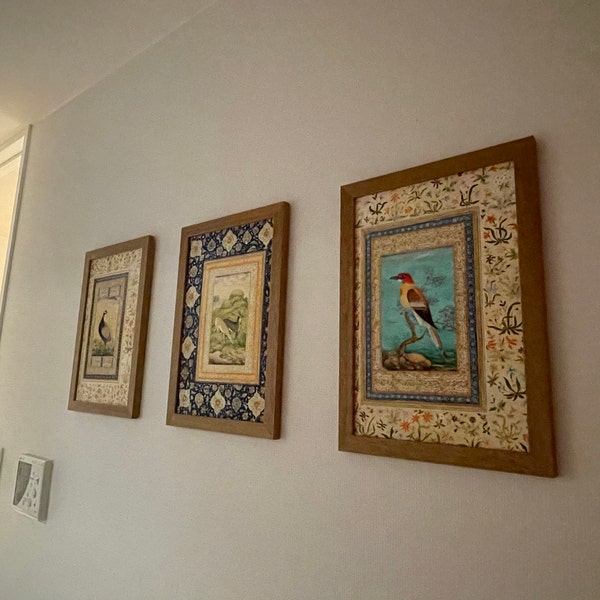 Umar Defeats A Dragon by Daswanth traditional Persian Miniature Art ...