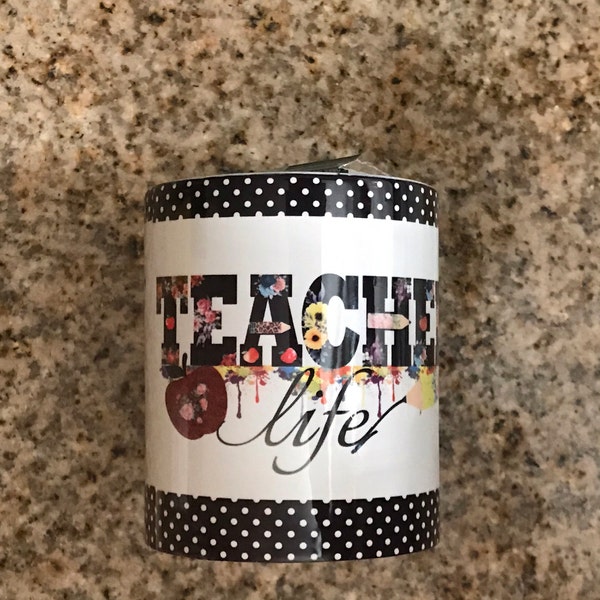 Teacher Life , PNG, Digital Download, Sublimation Design, Floral ...