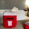 PDF KNITTING PATTERN Winter Post Box Chocolate Orange Cover, Christmas ...