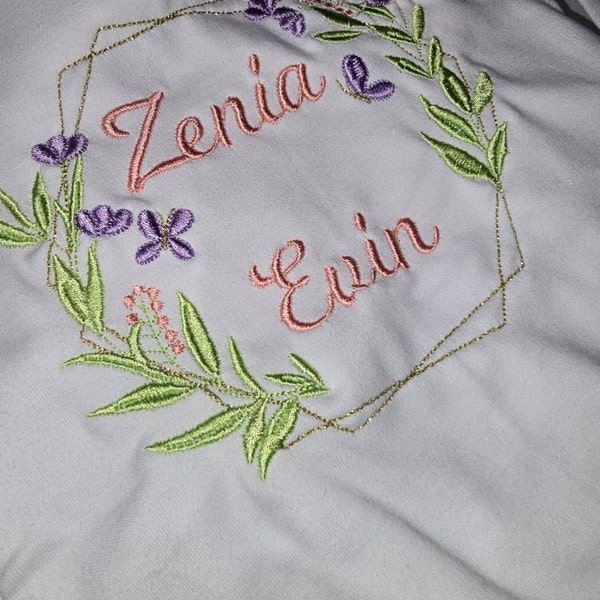 Frame Branch Embroidery Design Frame Embroidery Design Machine Floral ...