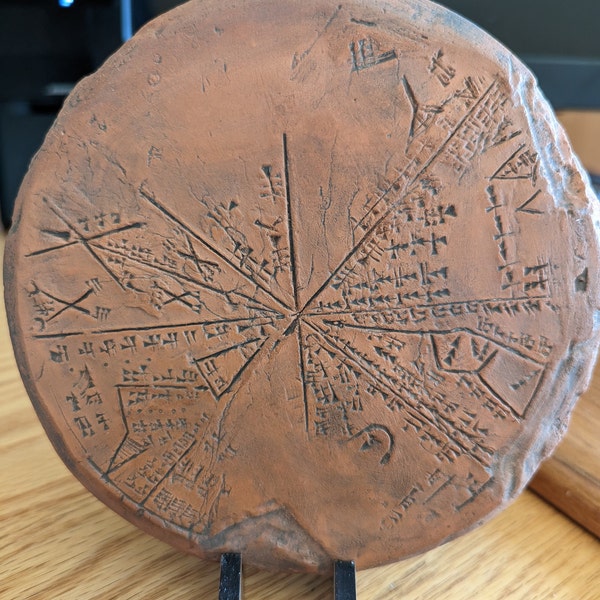Sumerian Star Map From Ninive 3000 B.c.sumerian Star Map From Ninive - Etsy