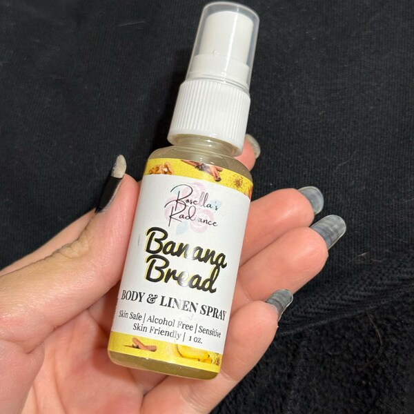 Banana Bread Body & Linen Spray | Bakery | Room Sprays | Perfume ...