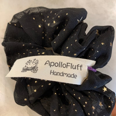 Star Scrunchy, Celestial Gold Star Scrunchies, Star Hair Accessory ...