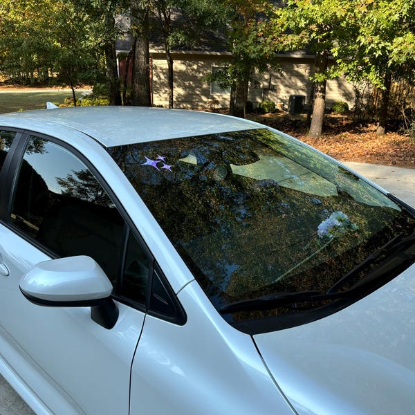 Simple Holographic Sparkle Vinyl Decal | Kawaii Stars Holo Vinyl Decal ...