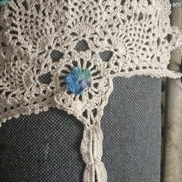 Crochet **WITH VIDEO TUTORIAL ** Vintage Crochet Fan Doily Pattern - Etsy