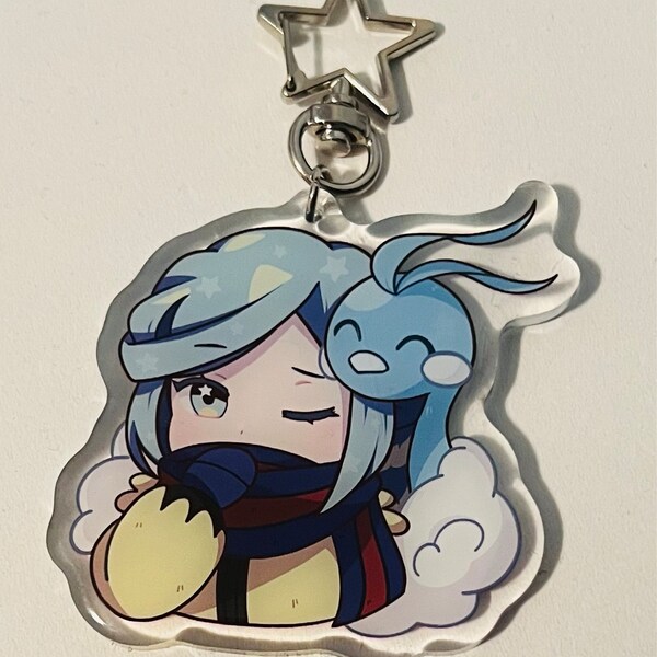 Alien Stage Mizi & Sua Angel Devil Keychains + Glitter Stickers - Etsy