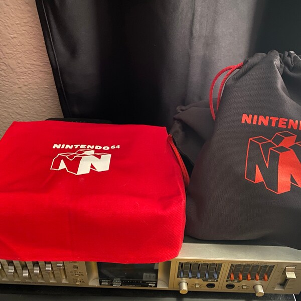 Nintendo N64 Pull String Controller Bags - Etsy