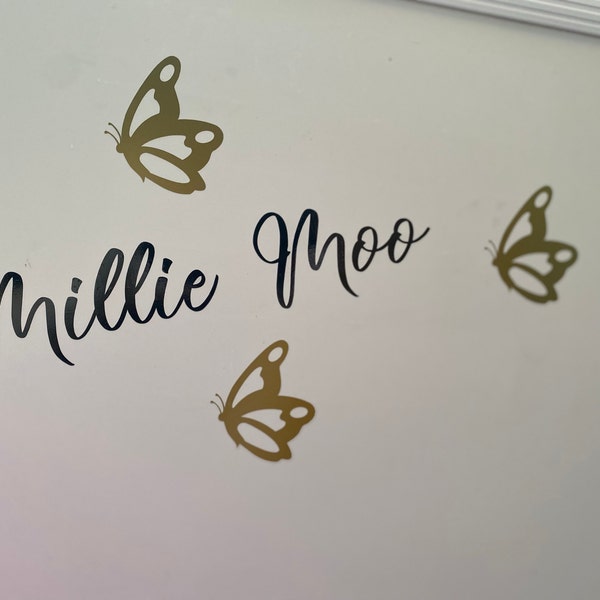 Car Name Decal, Custom Car Vinyl Decal, Custom Car Name Sticker, Custom ...