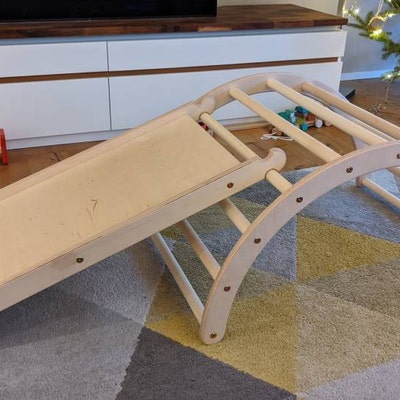 SET of 3 ITEMS , Triangle Sliding Board M Size Arch Climbuptoys - Etsy