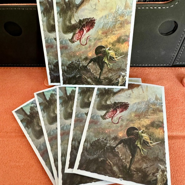 Mtg Sleeves: Mothman Encounter 100 Top Quality Colorful, Sharp This is ...