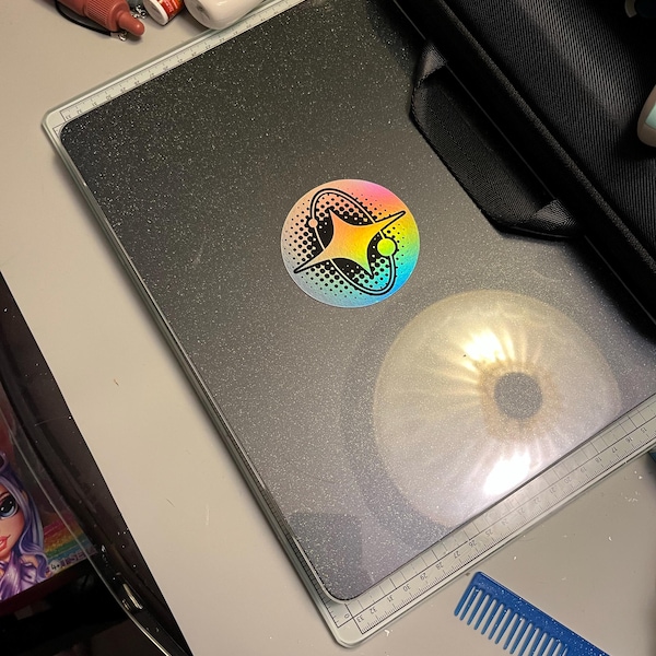 Y2k Aesthetic Sticker | Holographic Sparkle | Bold 2000's Graphic ...