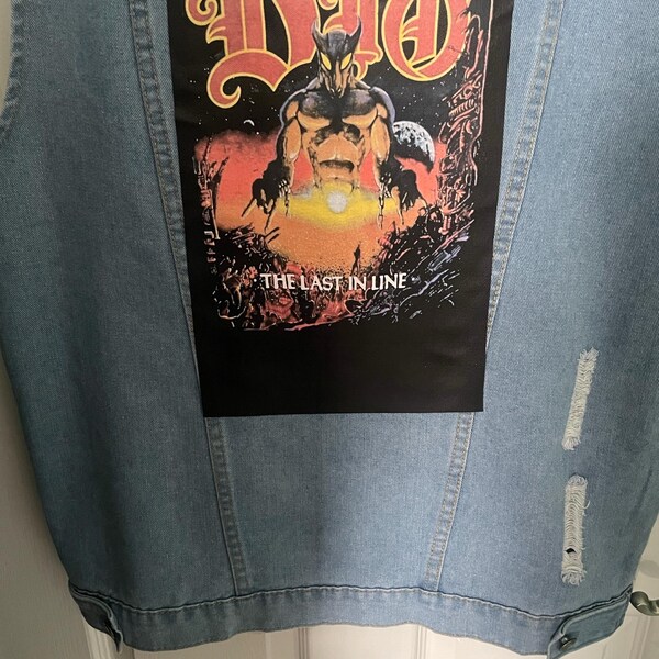 Dio - the Last in Line Back Patch Cosplay - Eddie Munson HALLOWEEN ...