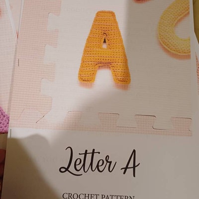 Letter I Crochet Pattern, Stuffed Amigurumi Capital Letters, Crochet ...