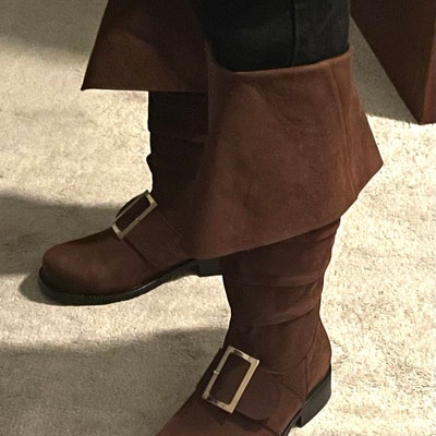 Handmade Santa Claus Boot,nubuck Leather Boots,santa Suit,chrismas ...