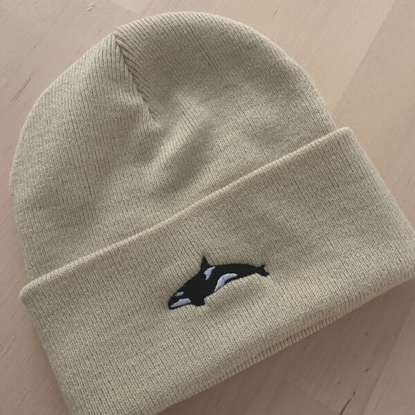 Orca Beanie | Funny Cute Gift Whale - Etsy